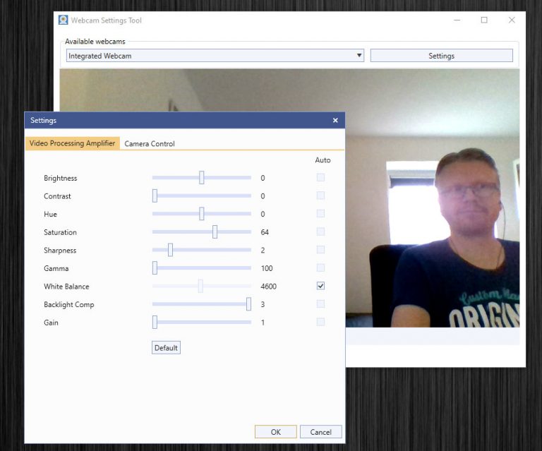 Webcam Settings Tool for Windows - eKiwi-Blog.de