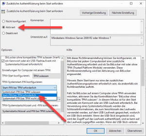 Bitlocker – Activate Pre-Boot Bitlocker PIN - eKiwi-Blog.de