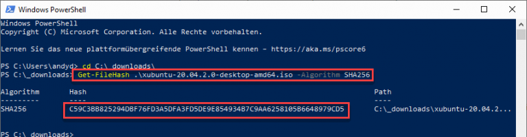 Hash-Werte von Downloads mit Windows-Boardmitteln überprüfen - eKiwi ...