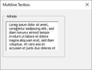 VBA: Multiline Textbox - eKiwi-Blog.de