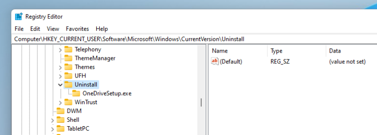 Program cannot be uninstalled / Remove uninstalled software from Apps & Features - eKiwi-Blog.de
