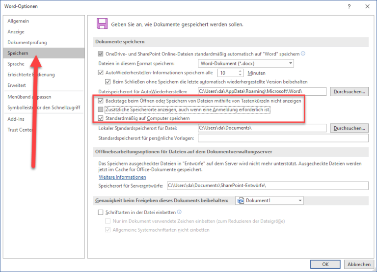 Alte Speichern und Laden Dialoge in Microsoft Office 2019 - eKiwi-Blog.de Alte Speichern und Laden Dialoge in Microsoft Office 2019 - eKiwi-Blog.de