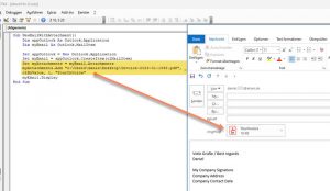 VBA: Automatically add file attachment to an e-mail message - eKiwi-Blog.de