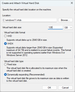 Windows 11 – Dual Boot with virtual hard disk, without partitioning - eKiwi-Blog.de