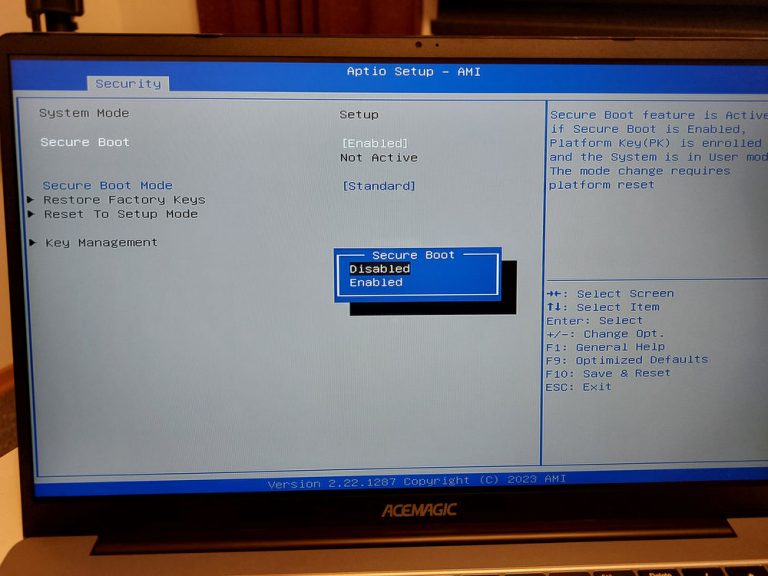 Acemagic AX15 – BIOS / UEFI aufrufen - eKiwi-Blog.de