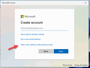 Windows 11: create local user without Microsoft account - eKiwi-Blog.de