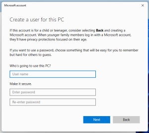 Windows 11: create local user without Microsoft account - eKiwi-Blog.de