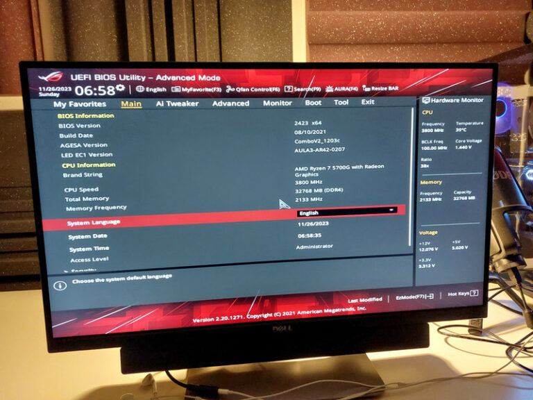 ASUS ROG Strix B550 – UEFI aufrufen, so geht es - eKiwi-Blog.de