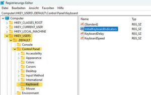 Num-Taste (NumLock) dauerhaft aktivieren - eKiwi-Blog.de