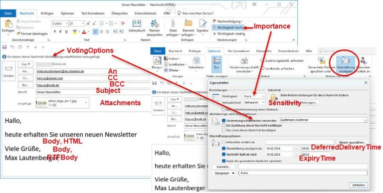 VBA Outlook: Neue E-Mail erstellen - eKiwi-Blog.de