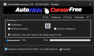 AutoHideMouseCursor: Automatically hide the mouse cursor in Windows ...