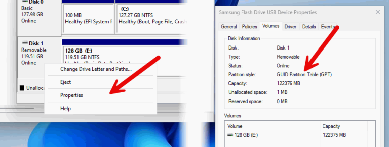 Windows: Convert USB drive from GPT to MBR and vice versa - eKiwi-Blog.de