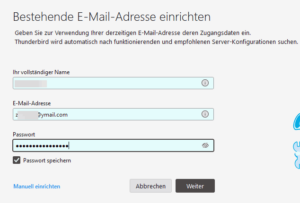 Yahoo Mail Account in Thunderbird einbinden - eKiwi-Blog.de